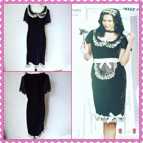 Dreamgirl | Dresses | Dreamgirl Maid Costume Set 3x 4x Keep It Clean ...